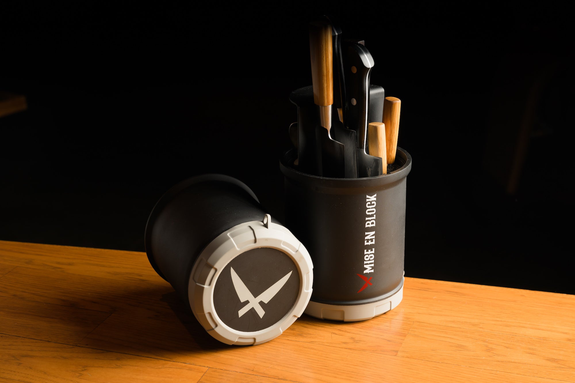 Mise En Block l Portable & Multi-Functional Knife Block
