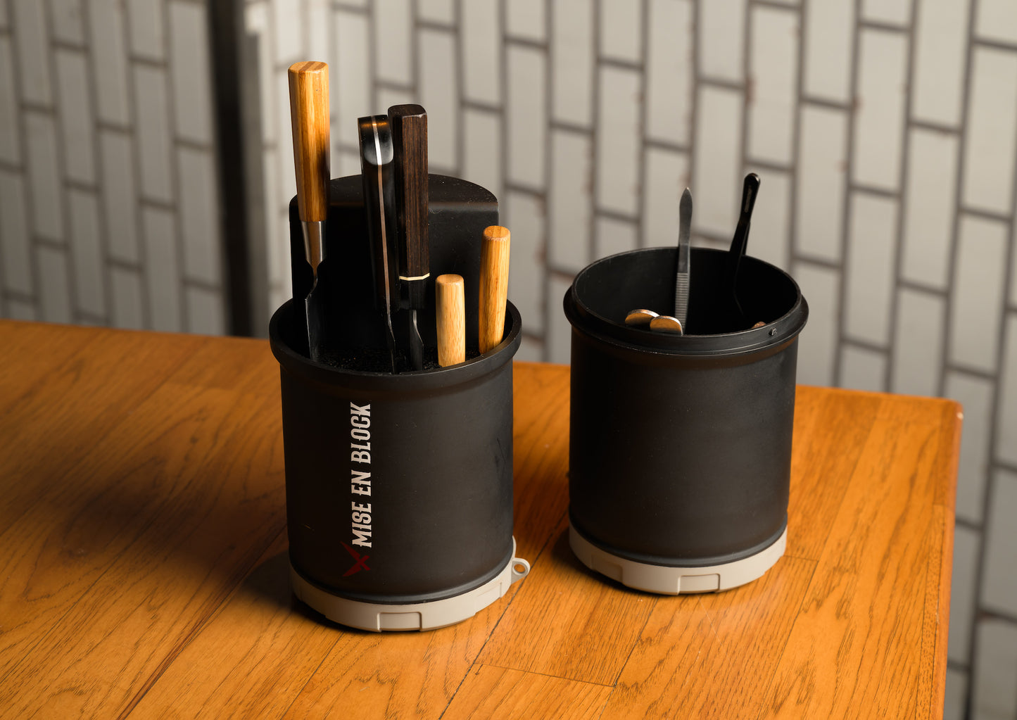 Mise En Block l Portable & Multi-Functional Knife Block